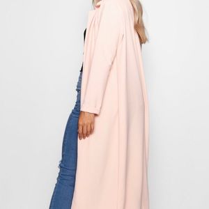 Boohoo | Sweaters | Boohoo Plus Crepe Longline Duster | Poshmark